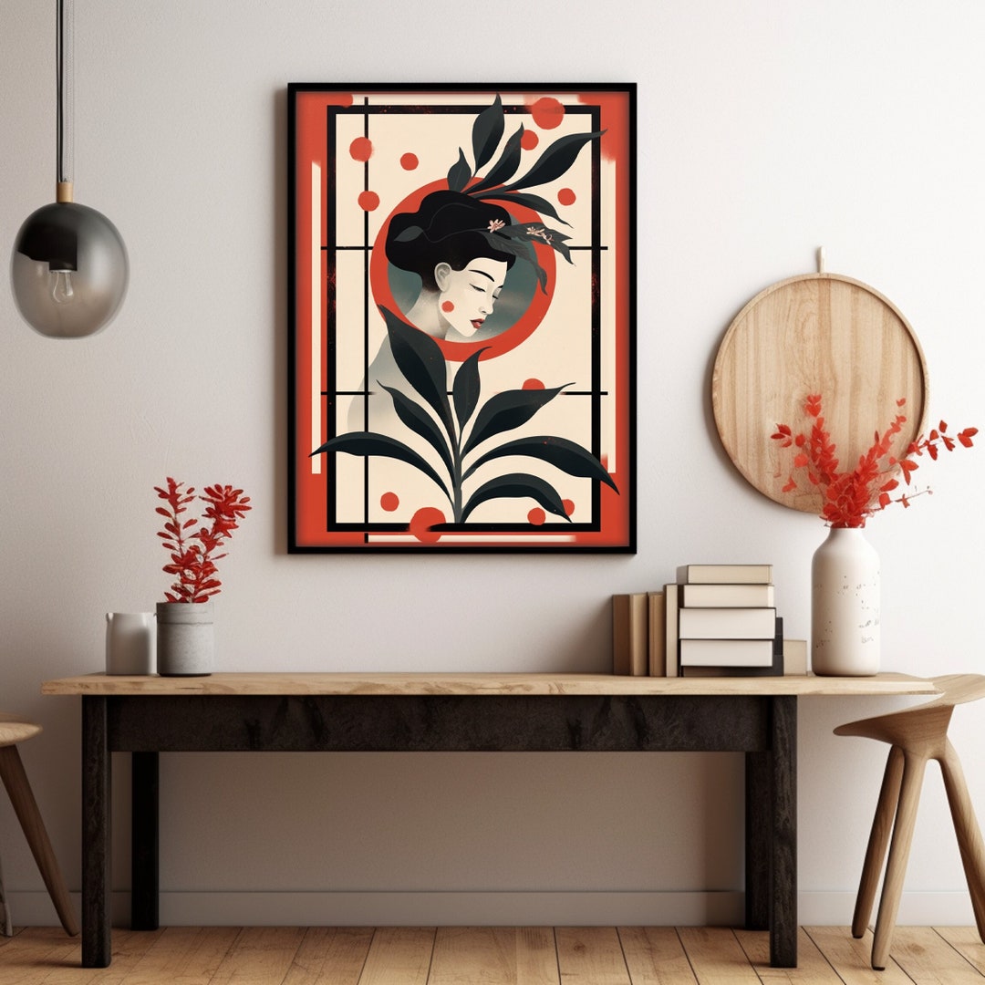 Japandi Wall Art Printable, Set of 3 Japandi Wall Art Print, Japandi ...