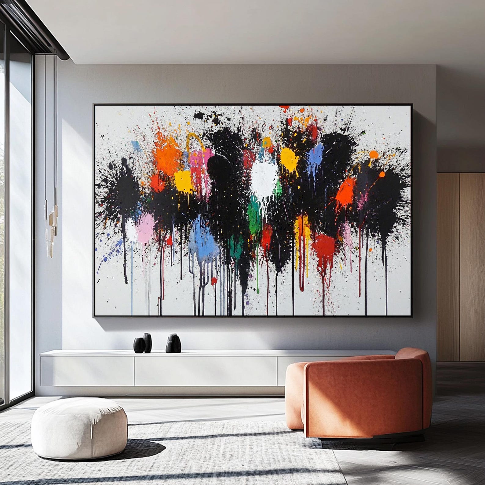 Abstract Painting, Digital Download, Large Abstract Print, Abstract ...