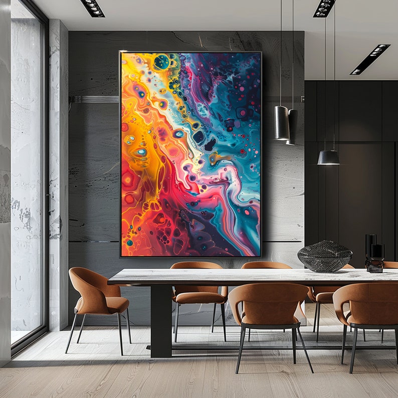 Abstract Painting, Digital Download, Large Abstract Print, Abstract ...