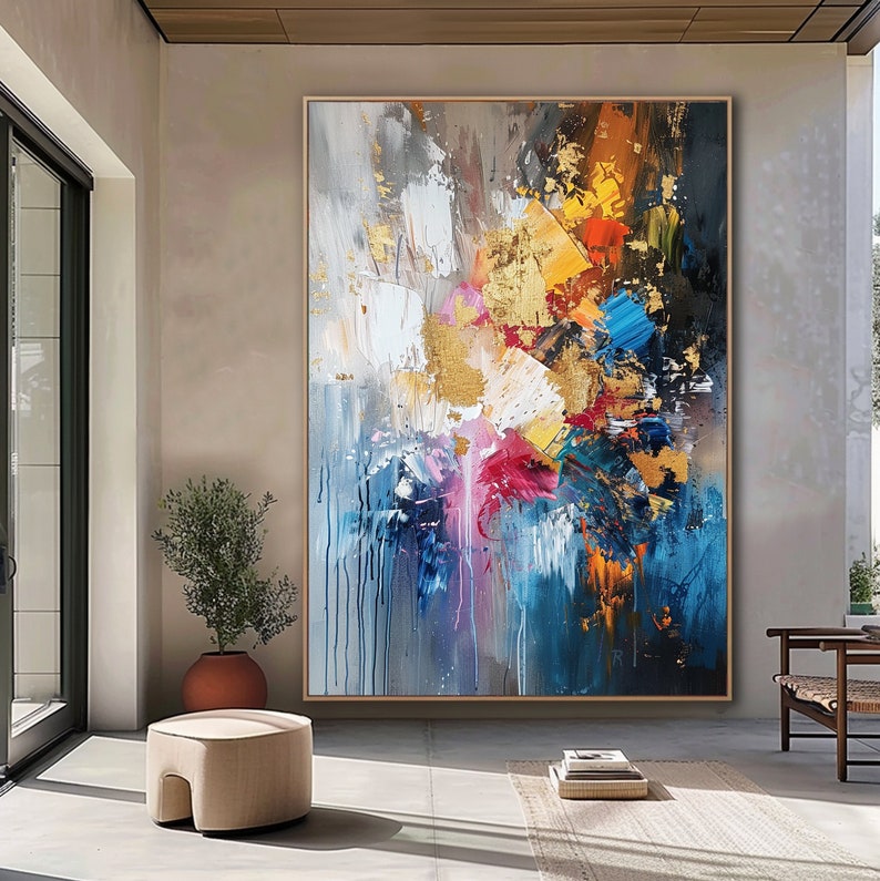 Abstract Painting, Digital Download, Large Abstract Print, Abstract ...