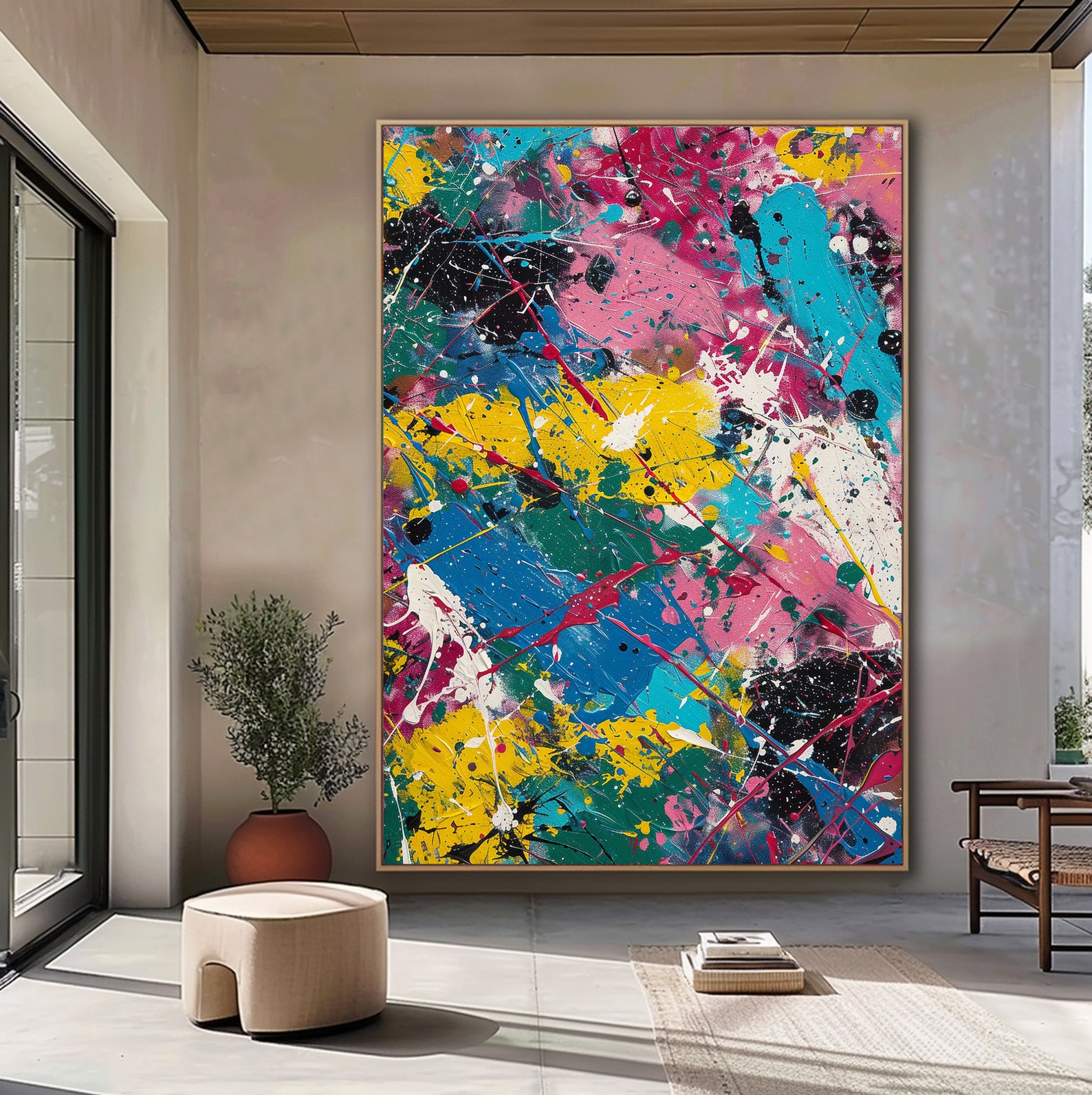Abstract Painting, Digital Download, Large Abstract Print, Abstract ...