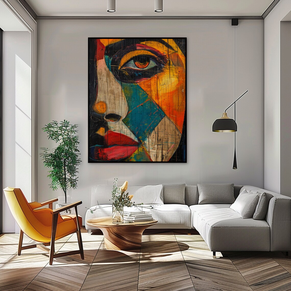 Abstract Painting, Digital Download, Large Abstract Print, Abstract ...