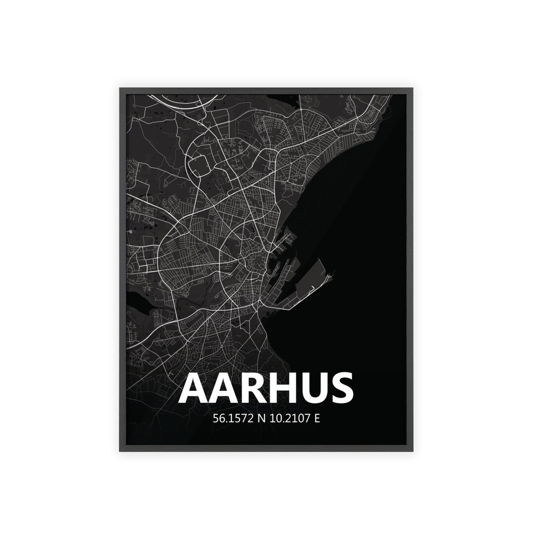 Dark Aarhus Poster - Etsy
