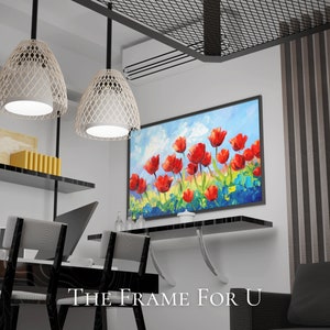 Frame Tv Spring Art, Vibrant Floral Art, Tulip Easter Art for Frame Tv ...