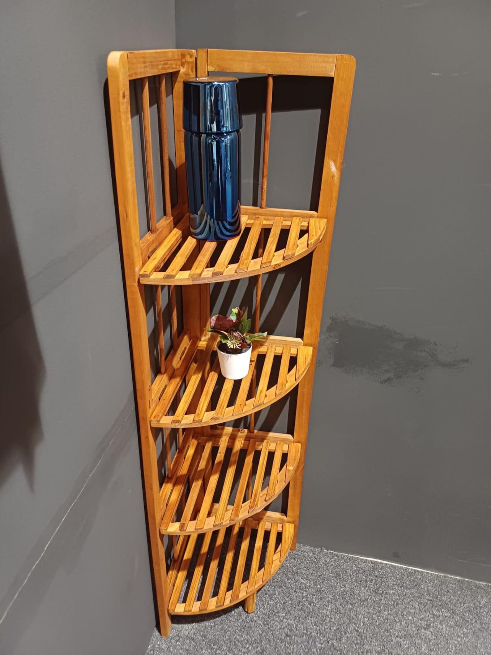 Wooden Corner Shelf, Corner Shelf, Wooden Shelf, Bathroom Shelf - Etsy