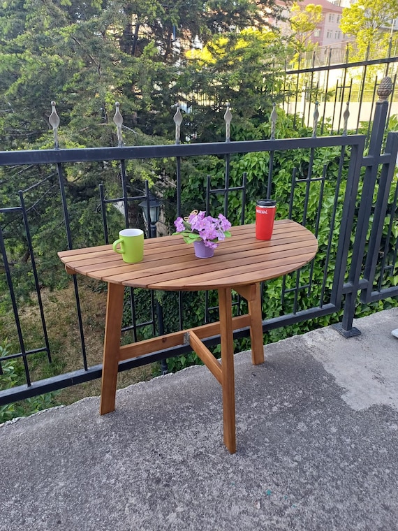Half round table outdoor store
