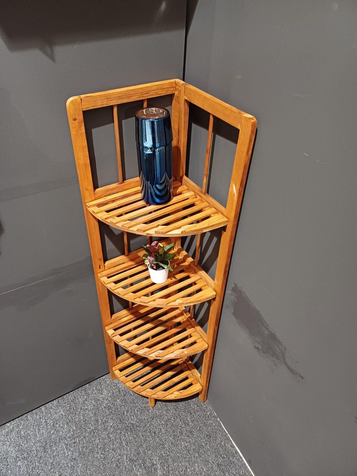 Wooden Corner Shelf, Corner Shelf, Wooden Shelf, Bathroom Shelf - Etsy