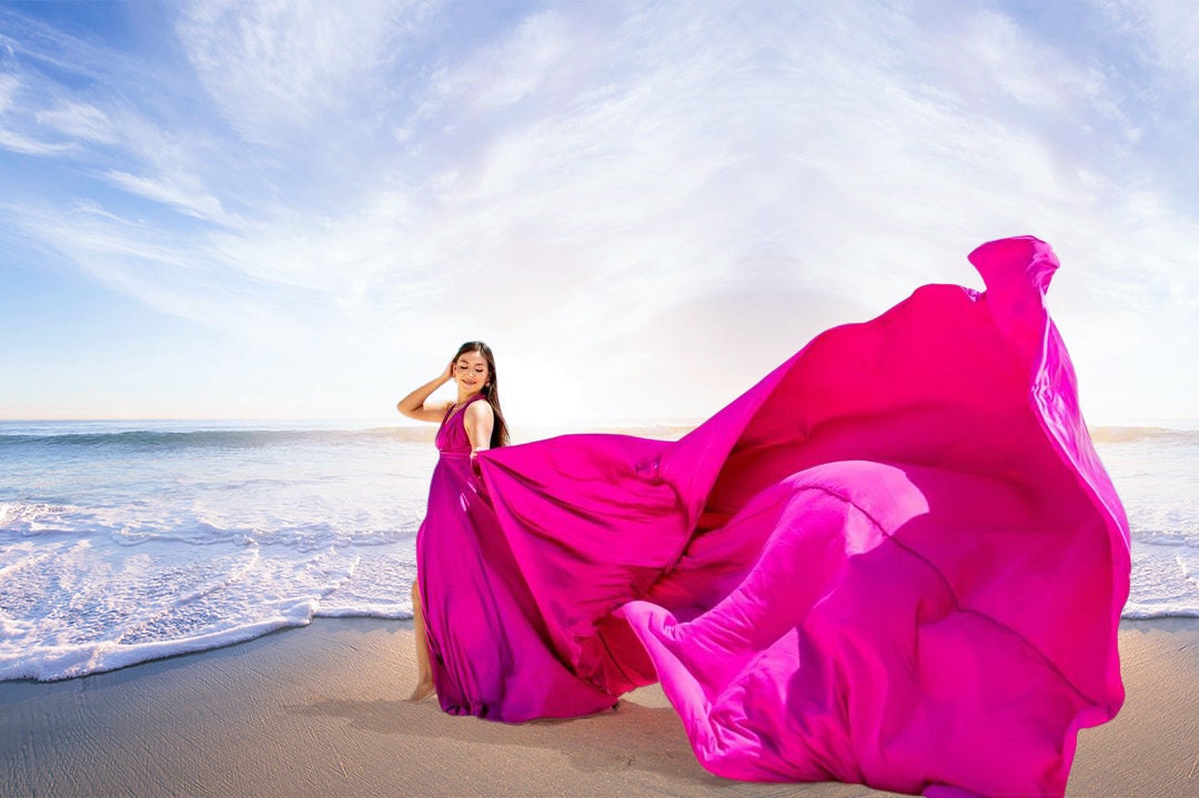 Long Flying Dress Flying Dress for Personalize Long Train Dress ...