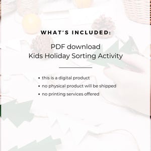 Christmas Baby Animals Sorting Printable | Educational Activity for ...