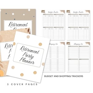 Retirement Party Planner Printable Kit - Celebration Organization Tools ...