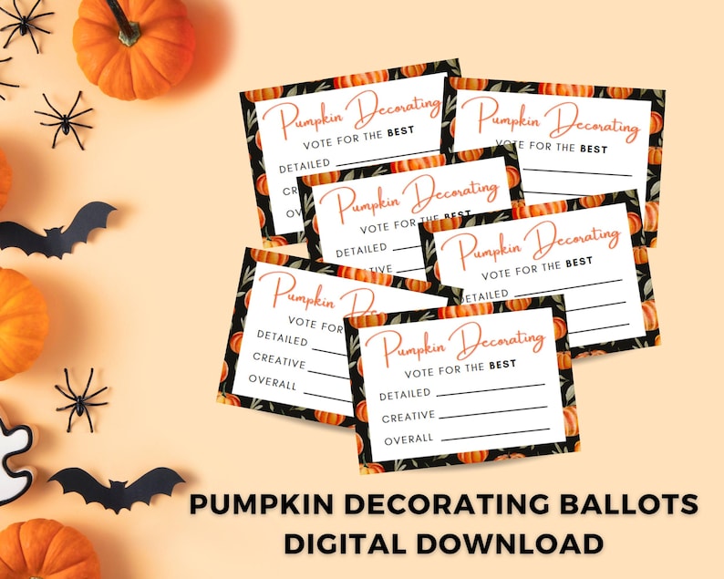 Ultimate Pumpkin Contest Kit: Printable Ballots & Certificates ...
