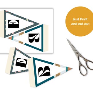 Boho Back to School Bulletin Flags Banner - Classroom Decor Set ...