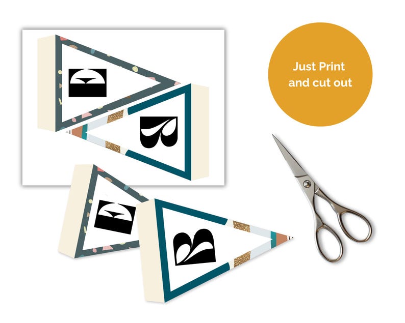 Boho Back to School Bulletin Flags Classroom Decor Set, Colorful ...