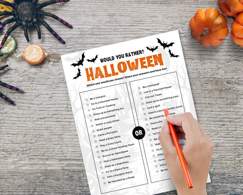 Spooky Fun for Teens - Halloween Games Bundle, Printable Halloween ...