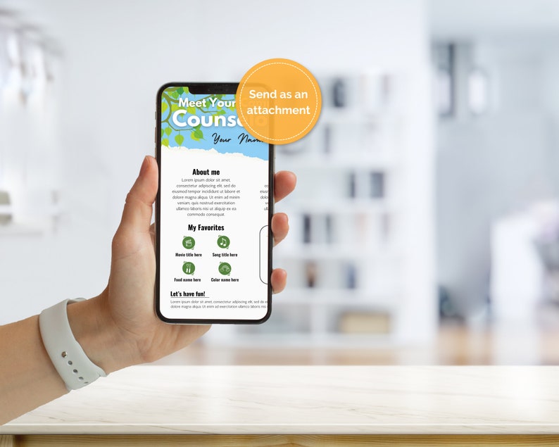 Summer Camp Fun: Printable Meet the Counselor Flyer Template, Get to ...