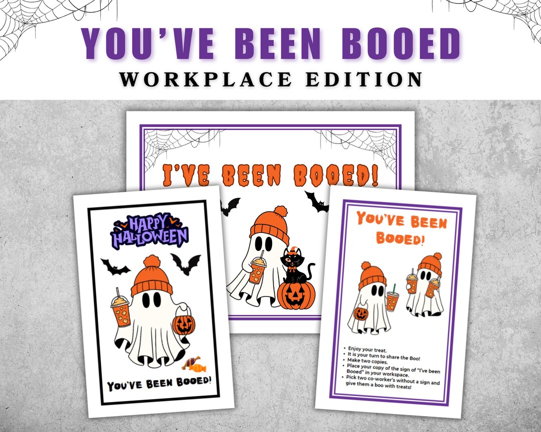 Boo Your Co-workers: Fun Halloween Activity for the Office, Halloween ...