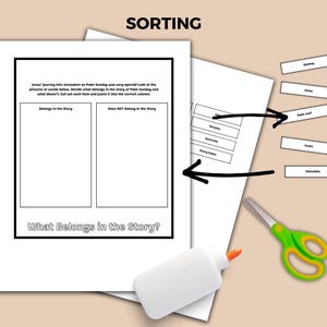 Printable Palm Sunday Flip Book: Fun Activity for Kids, DIY Holy Week ...