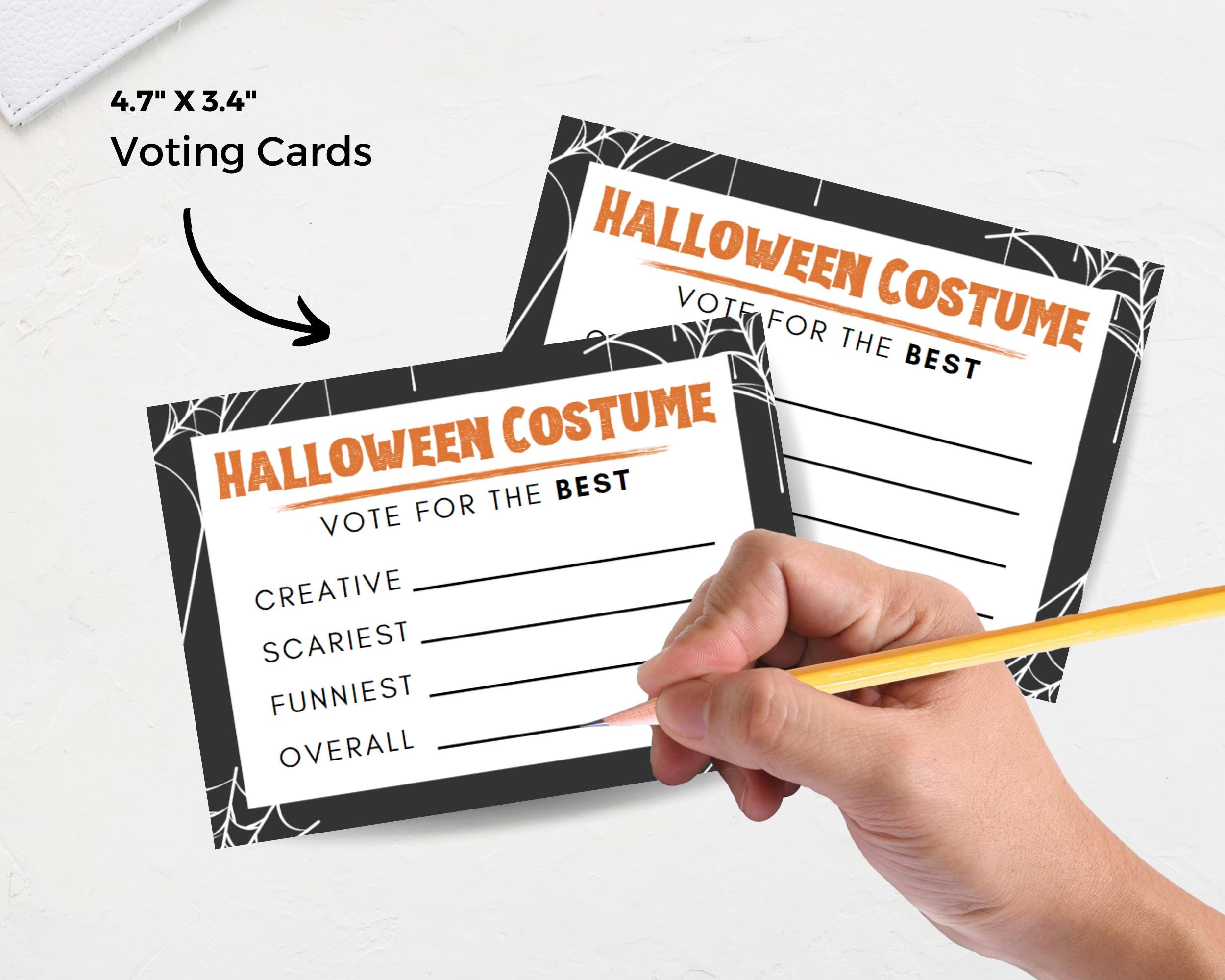 Spooky Party Essentials: Halloween Costume Contest Ballots ...
