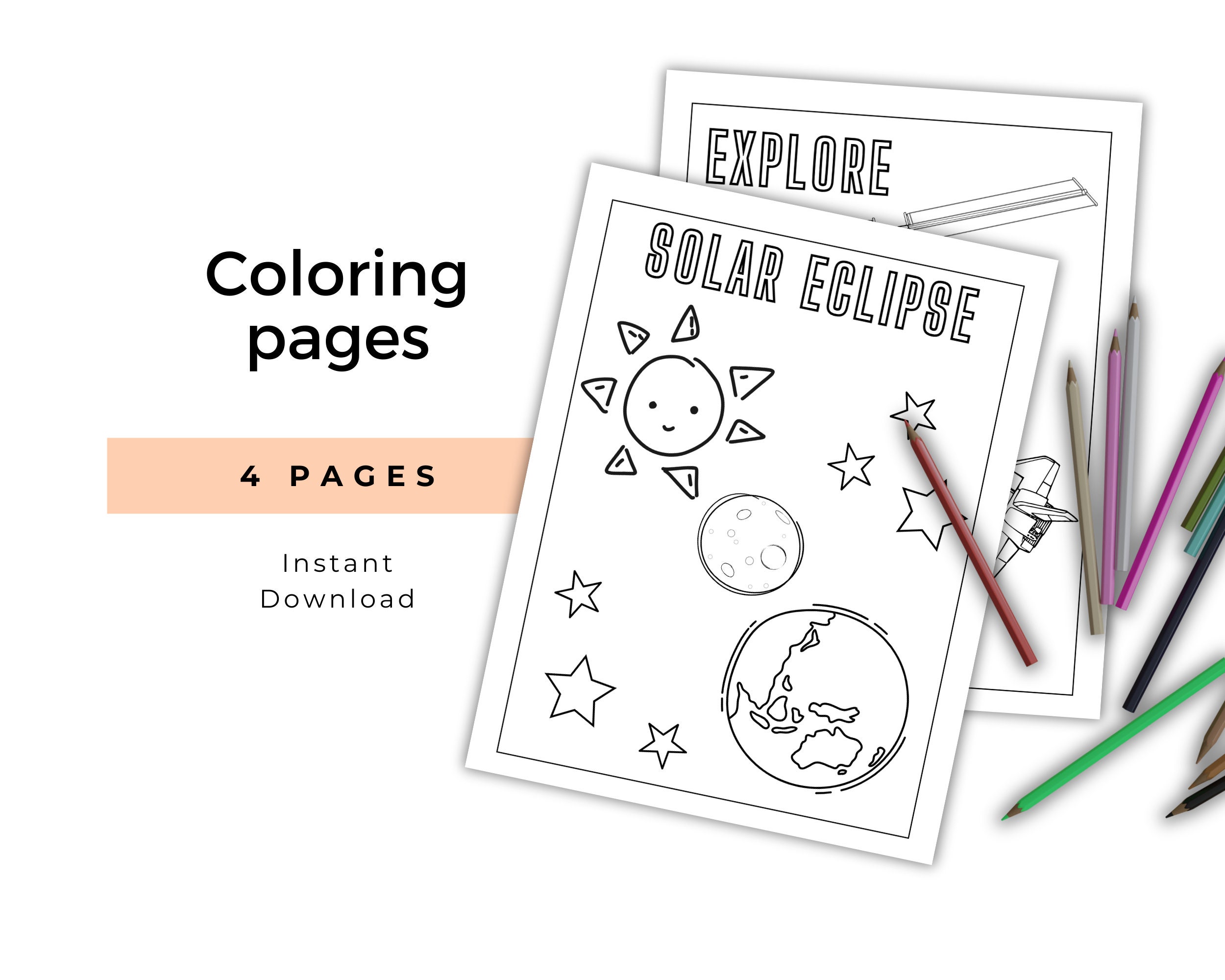 Total Solar Eclipse Activities, Solar Eclipse Bundle, Eclipse Games ...