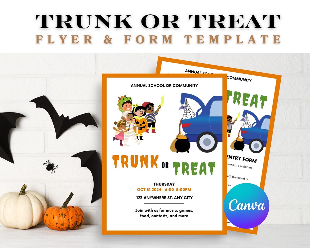 Halloween Party Printable Pack: Invitation and Entry Form Templates ...