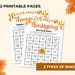 Gratitude Bingo Game Set for Thanksgiving Fun, Thanksgiving Bingo: A ...