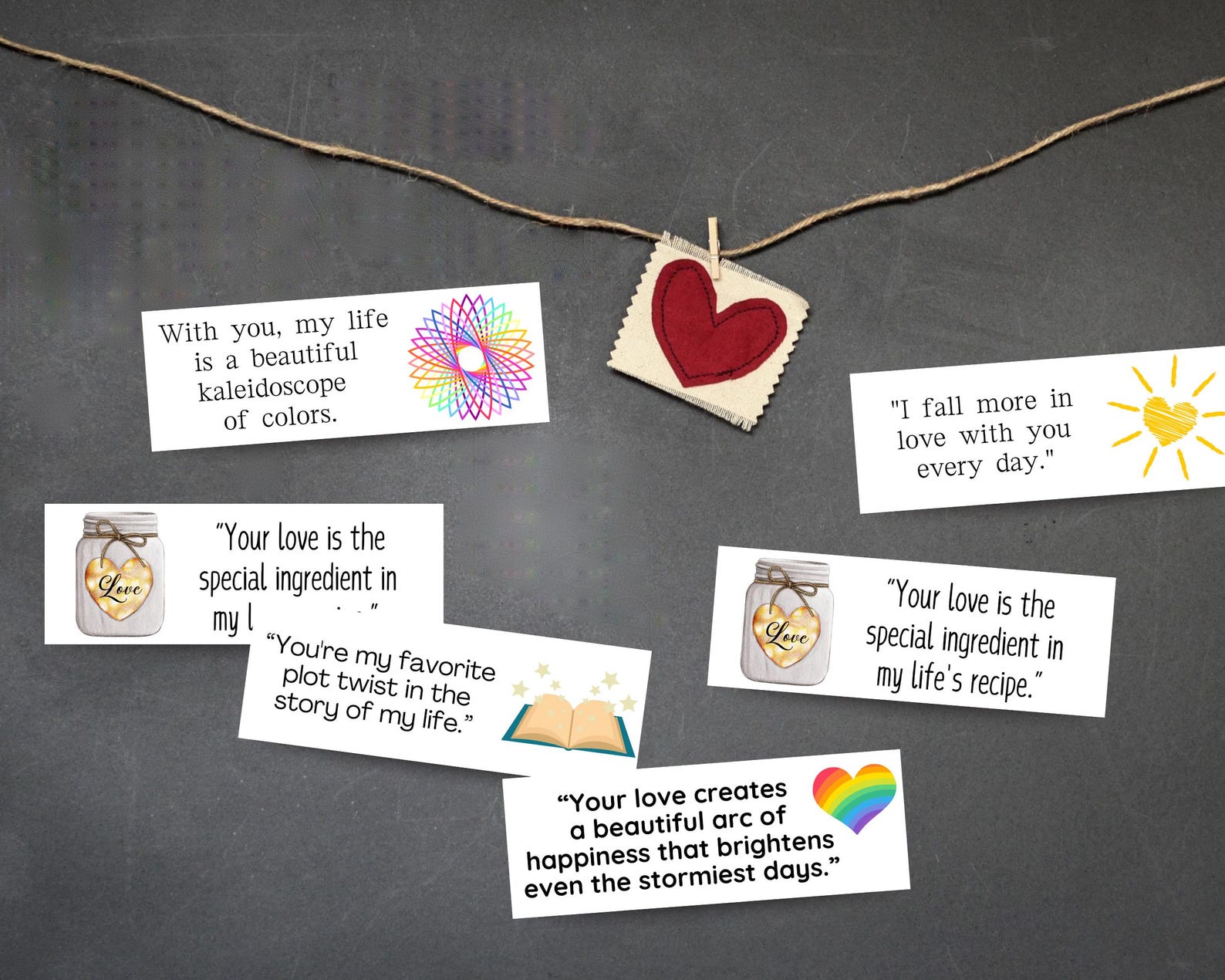 Heartfelt Declarations: Printable Love Notes for Couples - 30 Days of ...