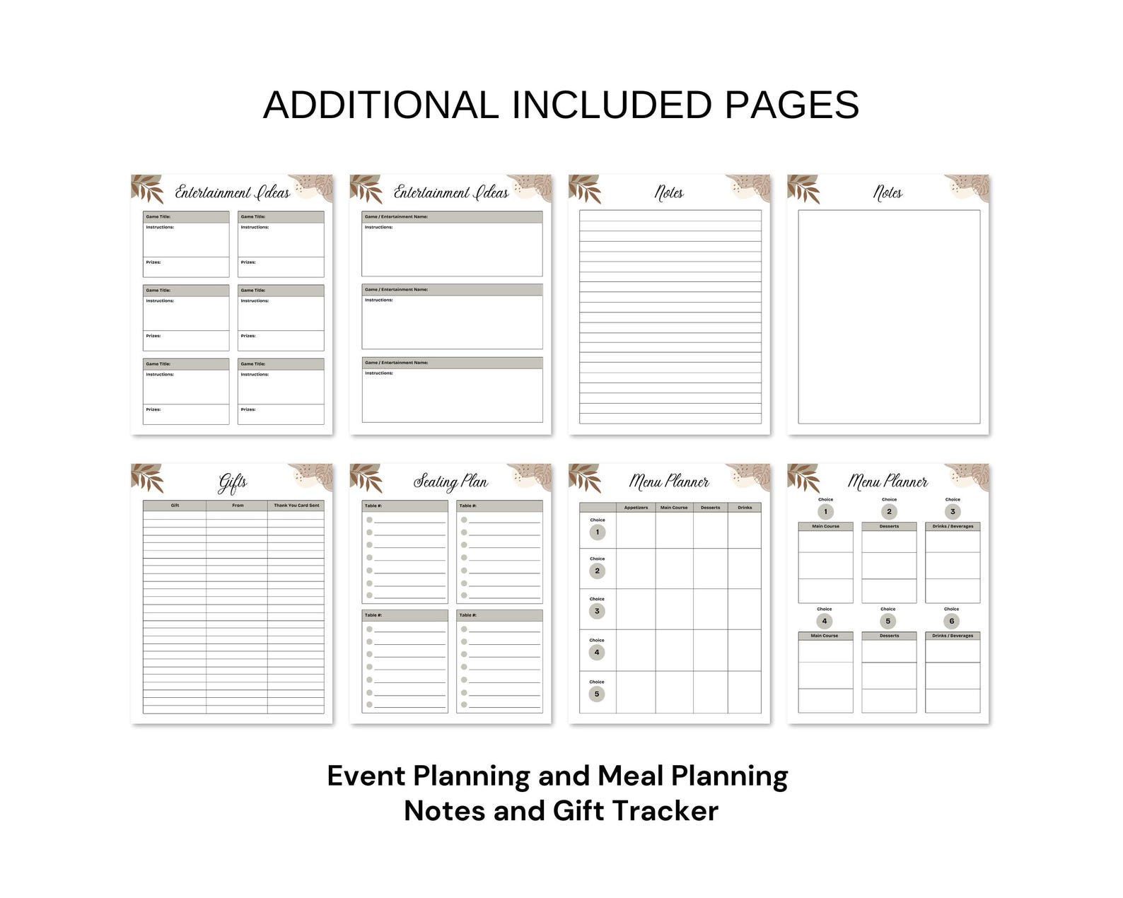 Retirement Party Planner Printable Kit - Celebration Organization Tools ...