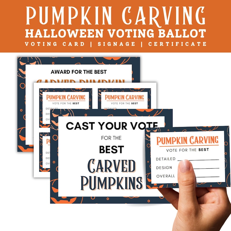 Pumpkin Contest Sign - Etsy