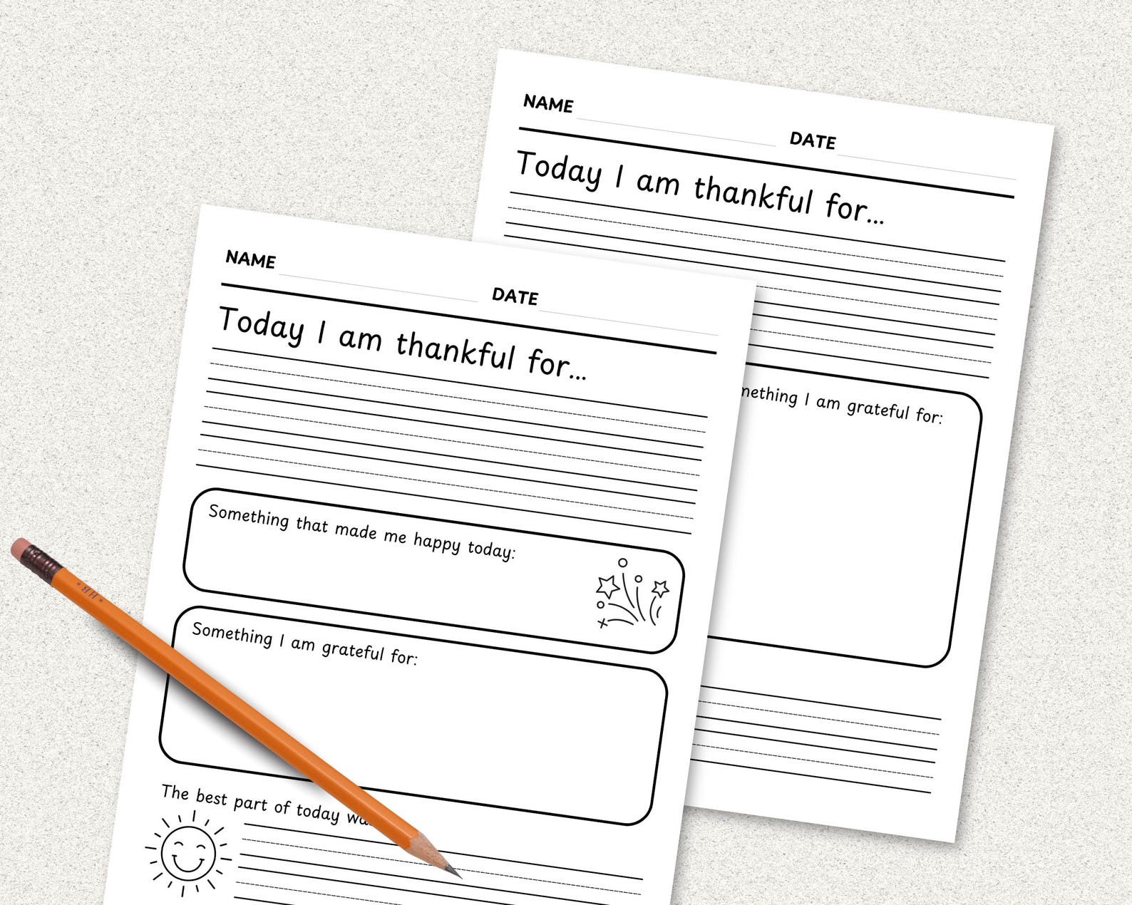Printable Daily Gratitude Journal for Kids - Easy and Engaging! Kid ...