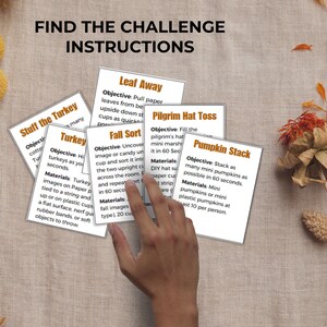 60 Second Thanksgiving Game Set - Fun for Family Gatherings! Fast-paced ...