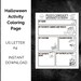 Spooky Halloween Activity Coloring Page - Fun for Home or School, DIY ...