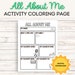 Creative Kids' All About Me Activity Coloring Page - Printable, Fun ...
