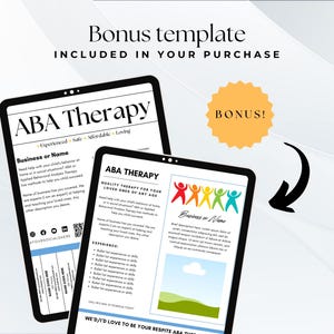 Customizable ABA Therapy Flyer Templates for Professionals, ABA Therapy ...