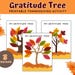 My Gratitude Tree Activity Printable, Gratitude Tree Craft Kit for Kids ...