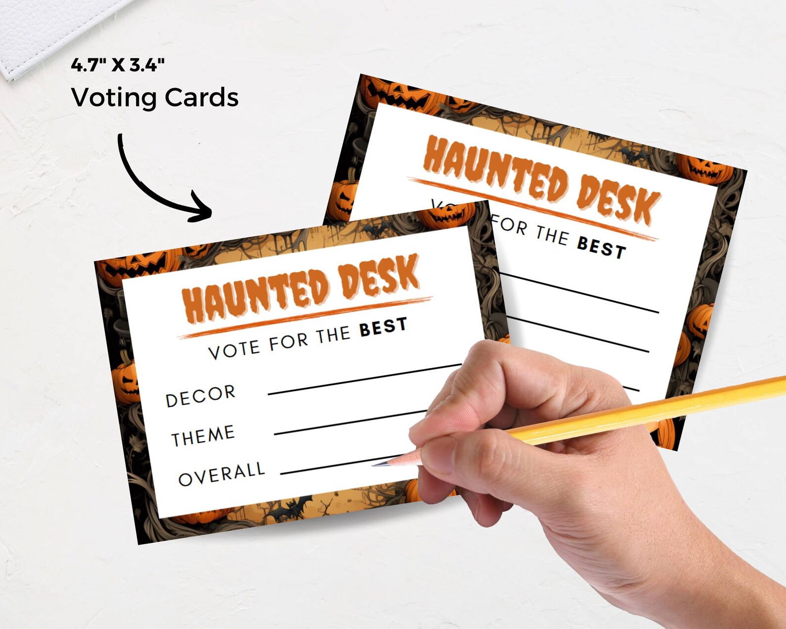 Halloween Office Contest Kit: Haunted Desk Decor Ballots and ...