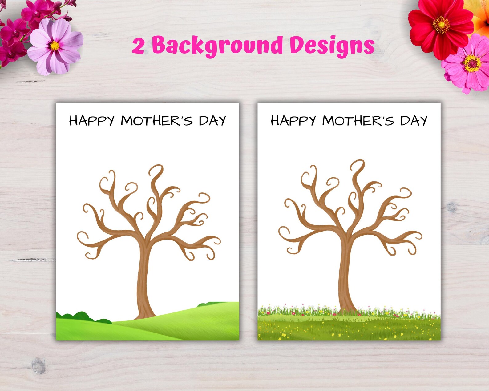 Mother's Day Printable Tree Craft - Fun DIY Activity, Customizable ...
