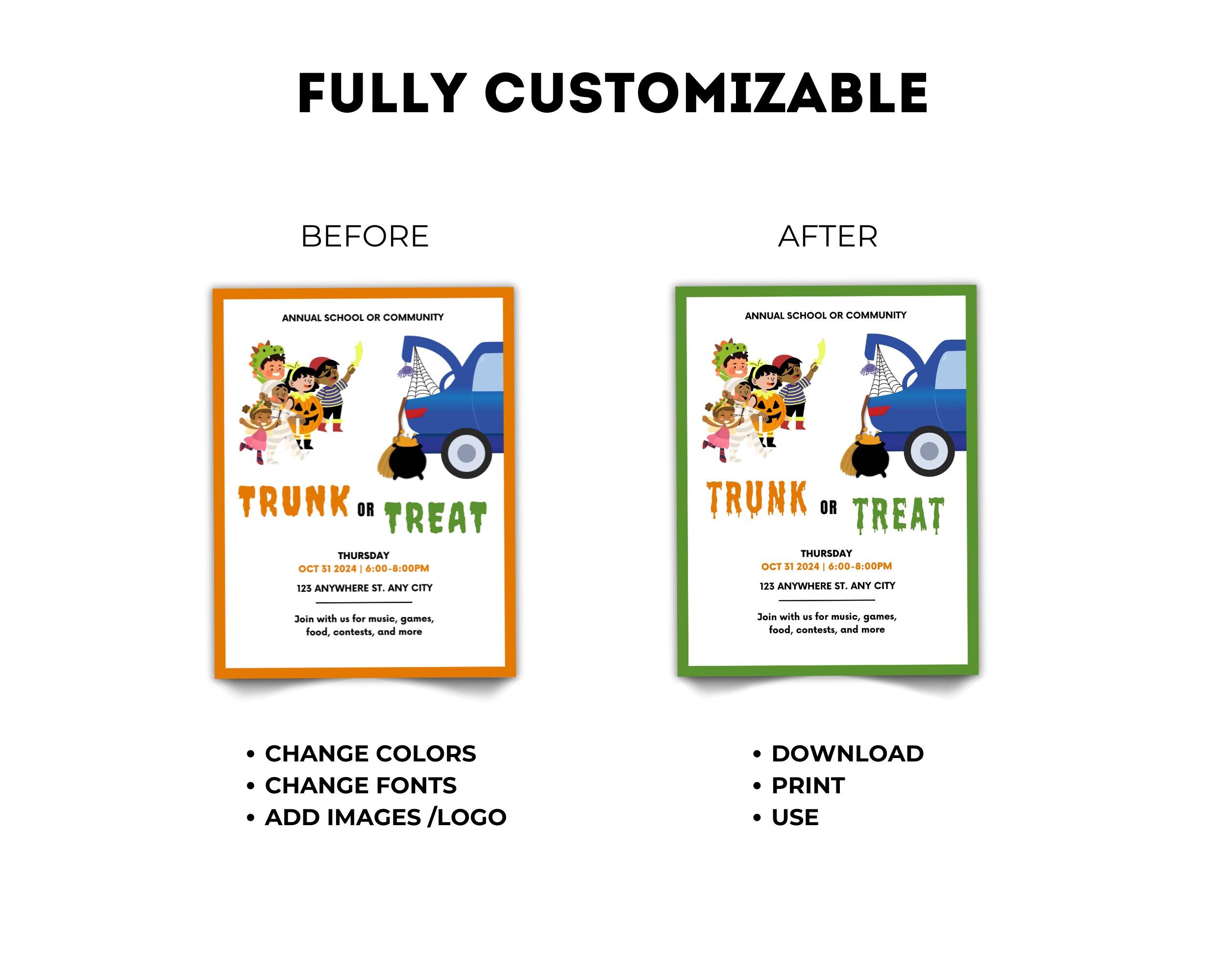 Halloween Party Printable Pack: Invitation and Entry Form Templates ...