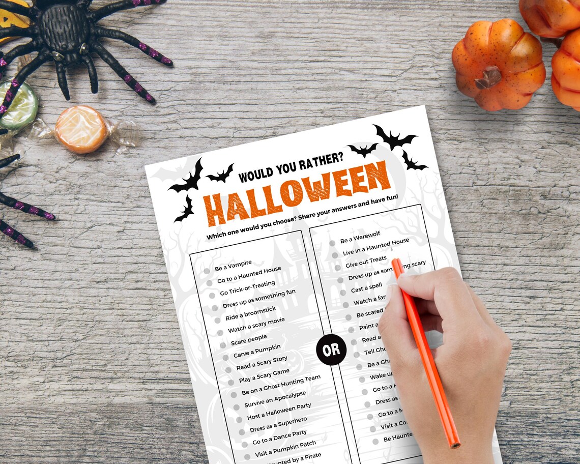 Spooky Halloween Riddles and Jokes Printable Set for Teens, Printable ...