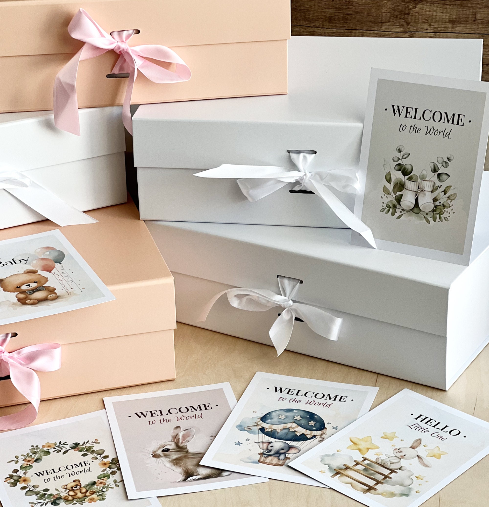 Baby Gift Box, Personalized Gift, Baby Gift Set, Baby Shower Gift Box ...