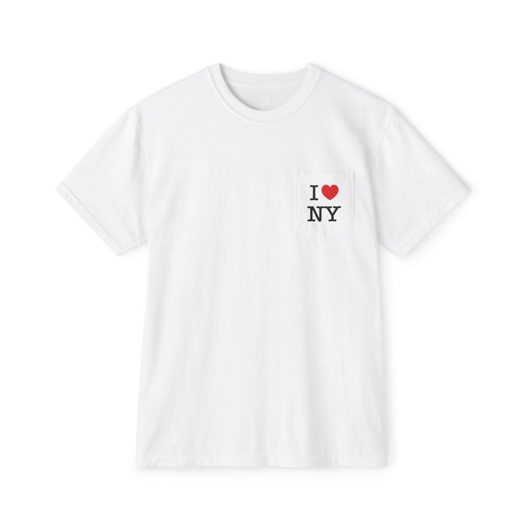 I Love NY Pocket T-shirt With Back Print in My New York City Era | NYC ...