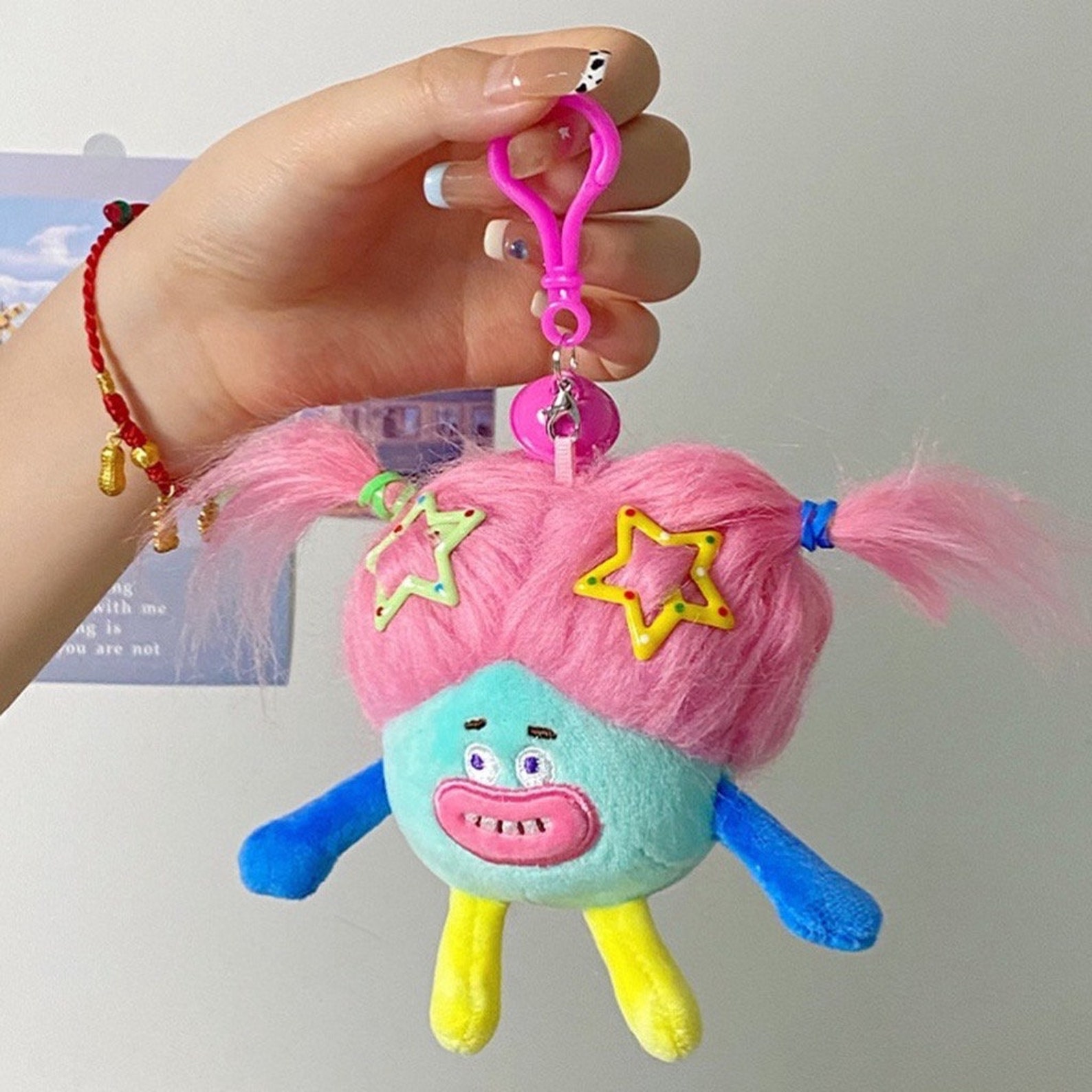 Keychain, Cute Dopamine Cartoon Doll Pendant, Size 11 Cm, for Hanging ...