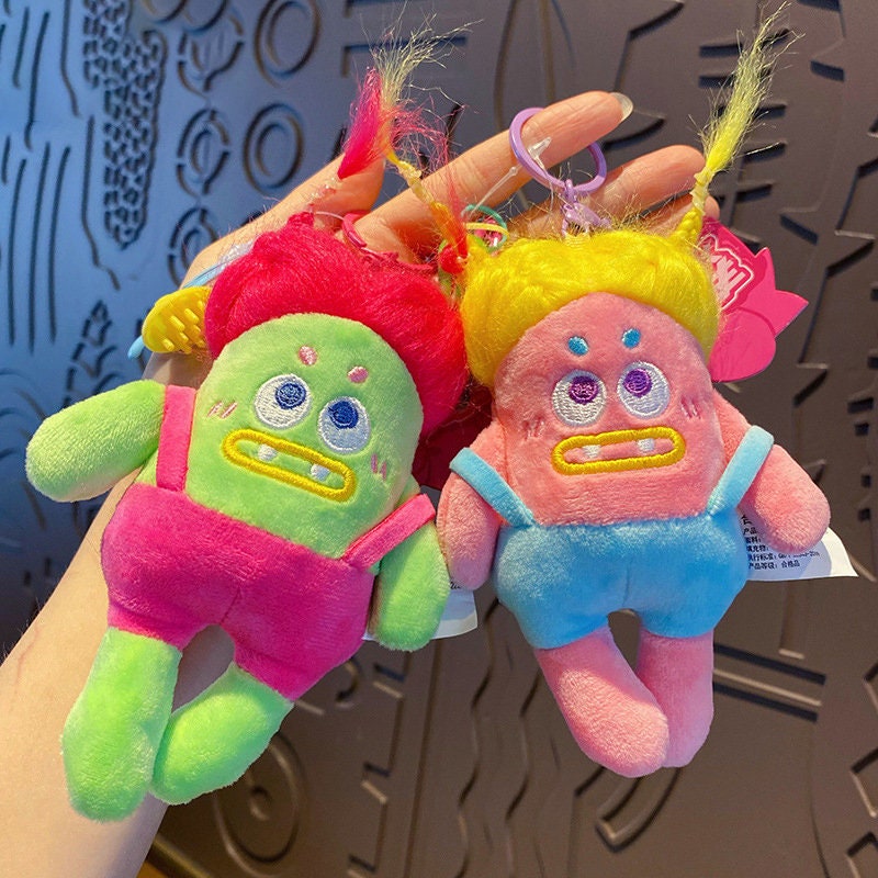 Keychain, Cute Dopamine Cartoon Doll Pendant, Size 11 Cm, for Hanging ...