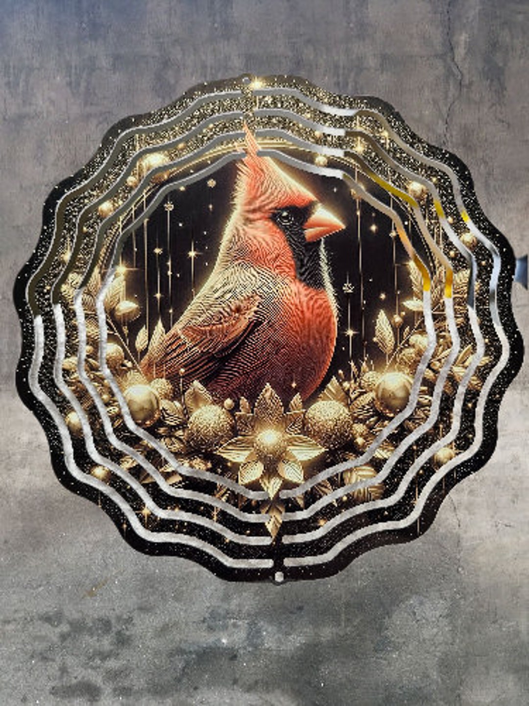 8-inch Wind Spinner Cardinal - Etsy