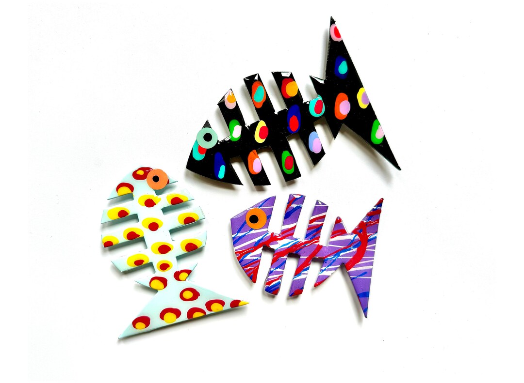 SLAY Collection. Bring Colorful and Quirky Friends Fish Magnets Into ...