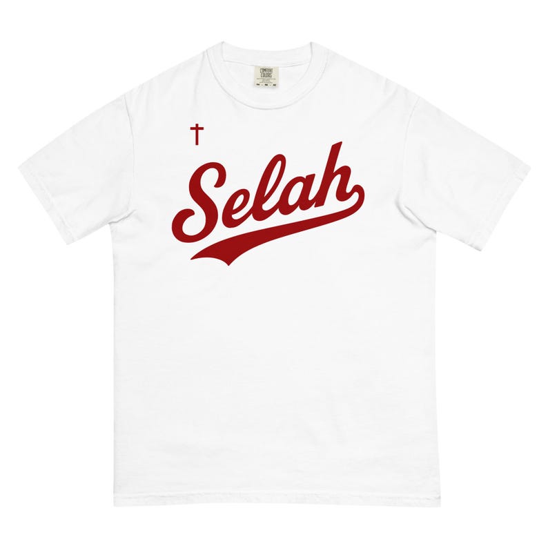 Selah Christian Varsity Cross Jersey Shirt for Christian Red Tone - Etsy