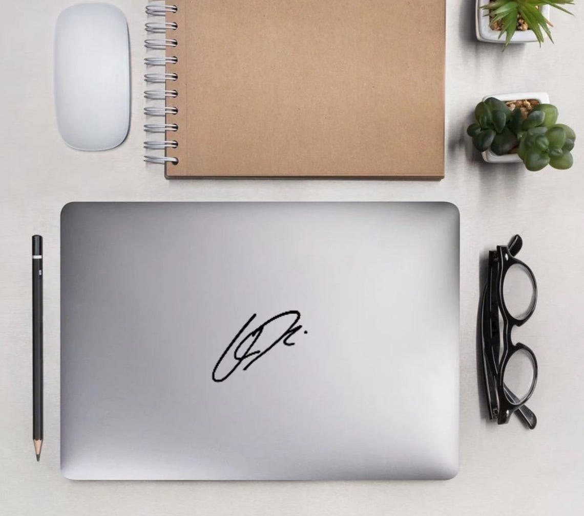 Charlie Kirk Signature Sticker - Etsy