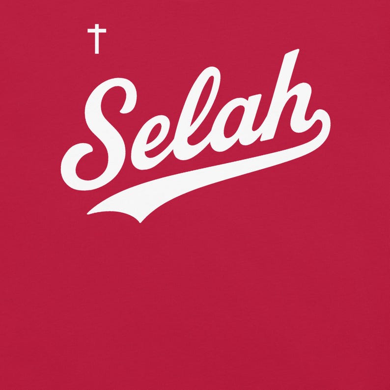 Selah Christian Varsity Cross Jersey Shirt for Christian Red Tone - Etsy