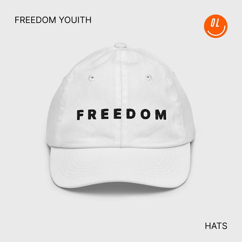 Youth Charlie Kirk Freedom Baseball Cap - Etsy