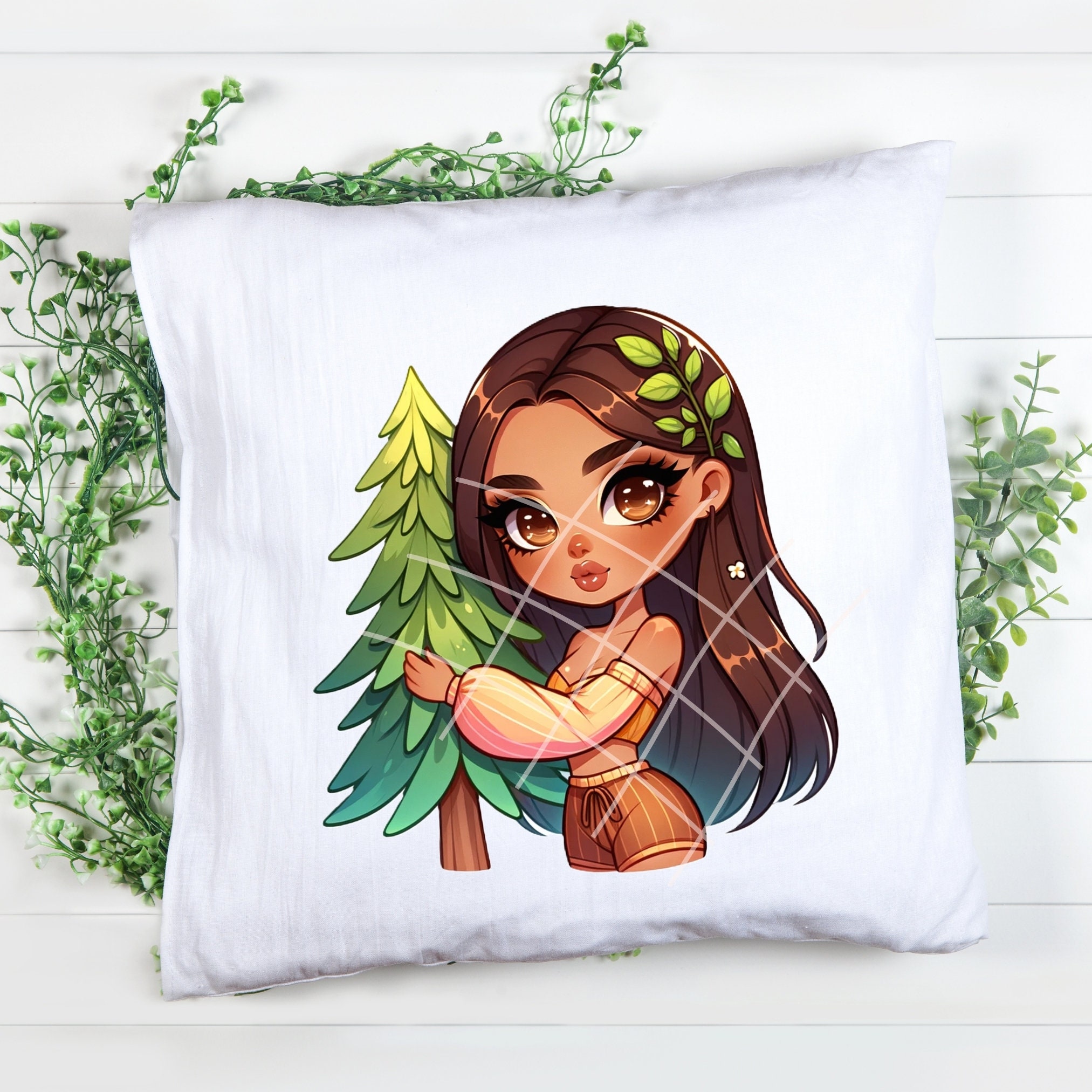 Black Girl Earth Day Clipart, Greenery PNG, Recycling Clipart, Earthday ...