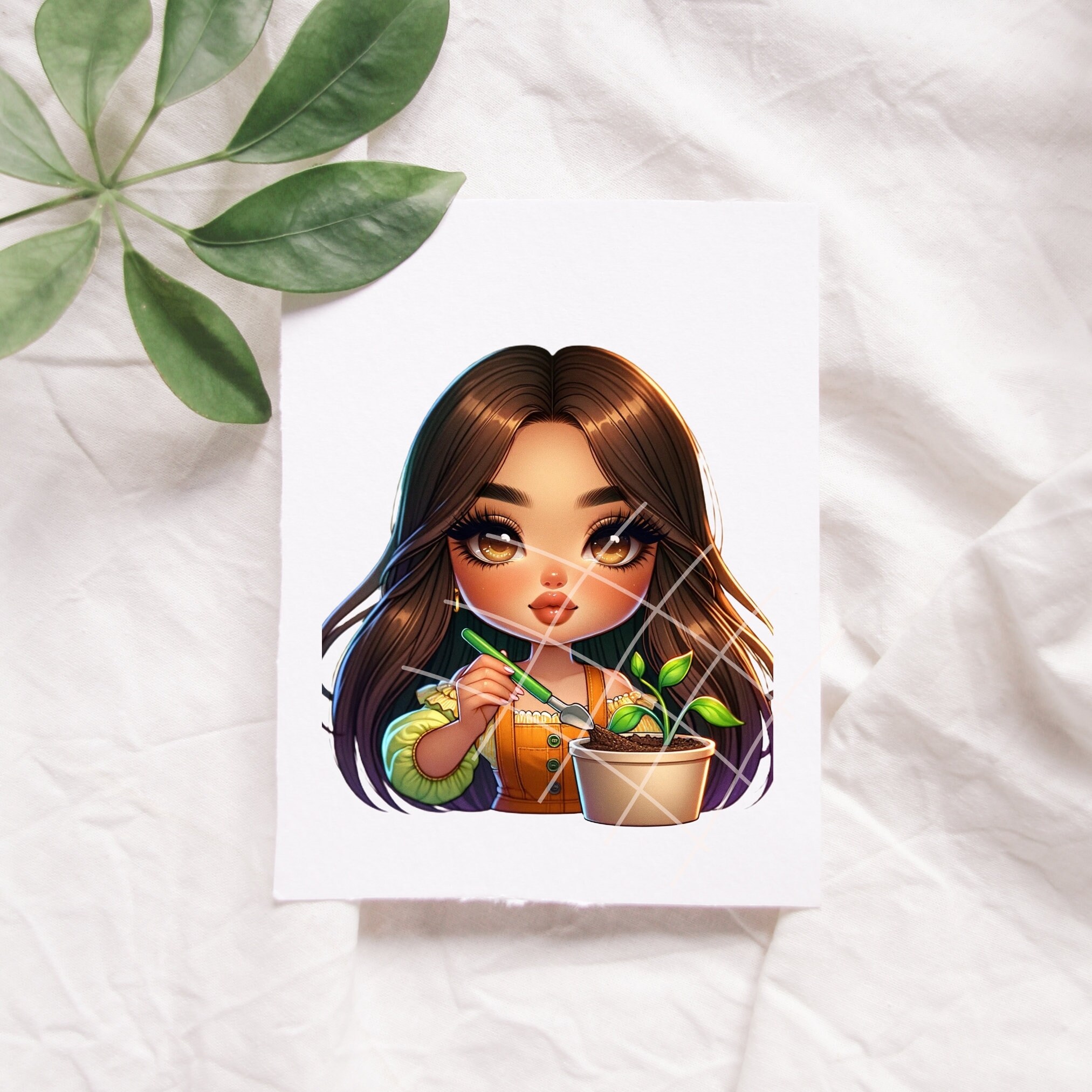 Black Girl Earth Day Clipart, Greenery PNG, Recycling Clipart, Earthday ...